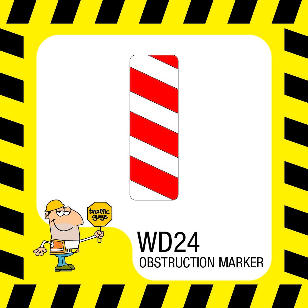 WD24 OBSTRUCTION MARKER Traffic Sign | Shopee Malaysia