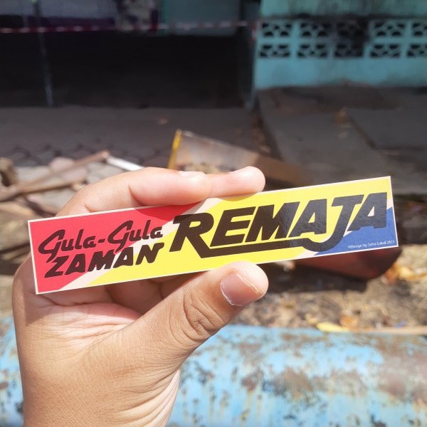 sticker gula-gula zaman remaja - 56 | Shopee Malaysia