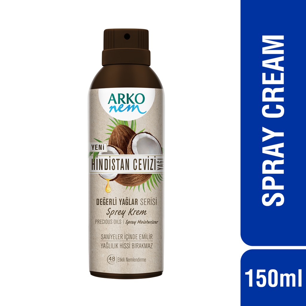 Arko Nem Precious Spray Body Lotion - Coconut (150ml) | Shopee Malaysia