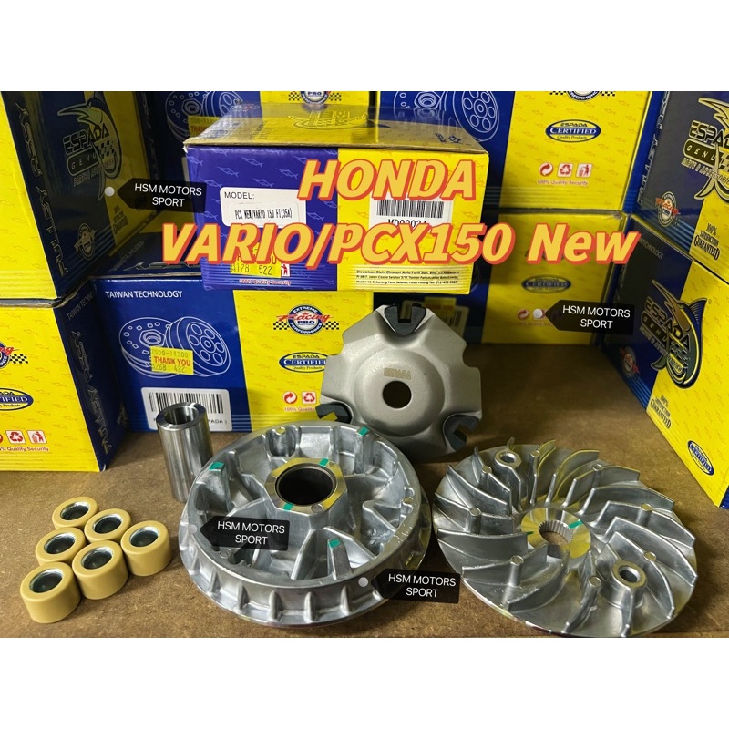 HONDA VARIO150/PCX NEW MOVEBLE KIT FRONT PULLY ESPADA RACING | Shopee ...