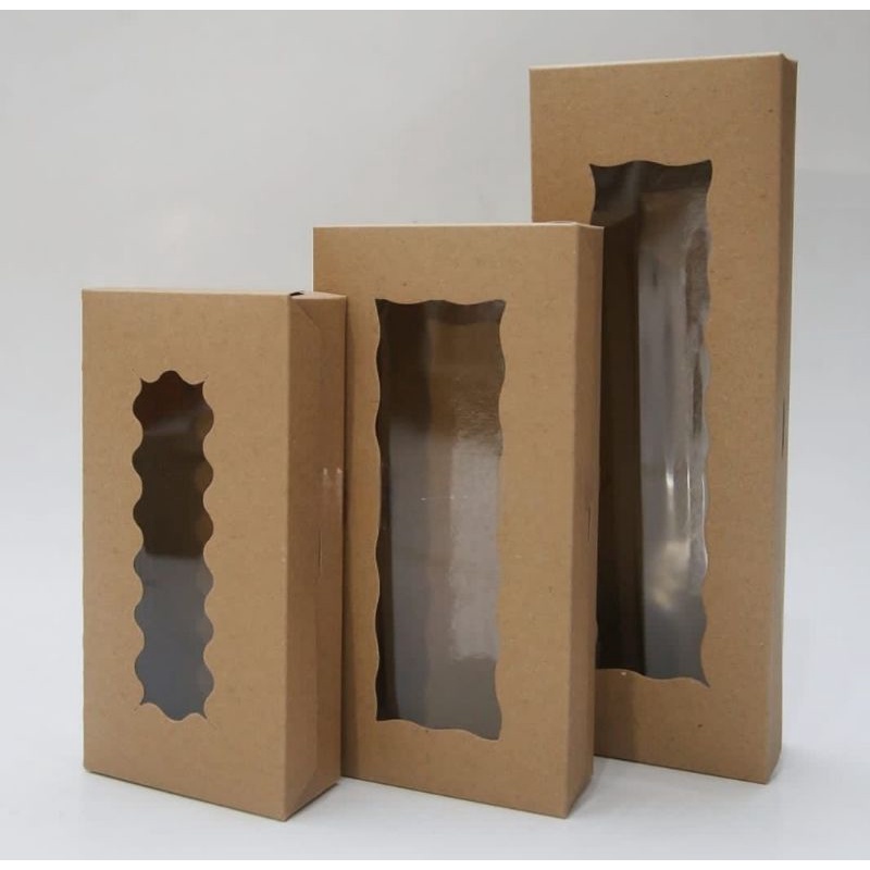 MINIMAL Long brown box MINIMUM 25 sheets/long laminated brown box/long ...