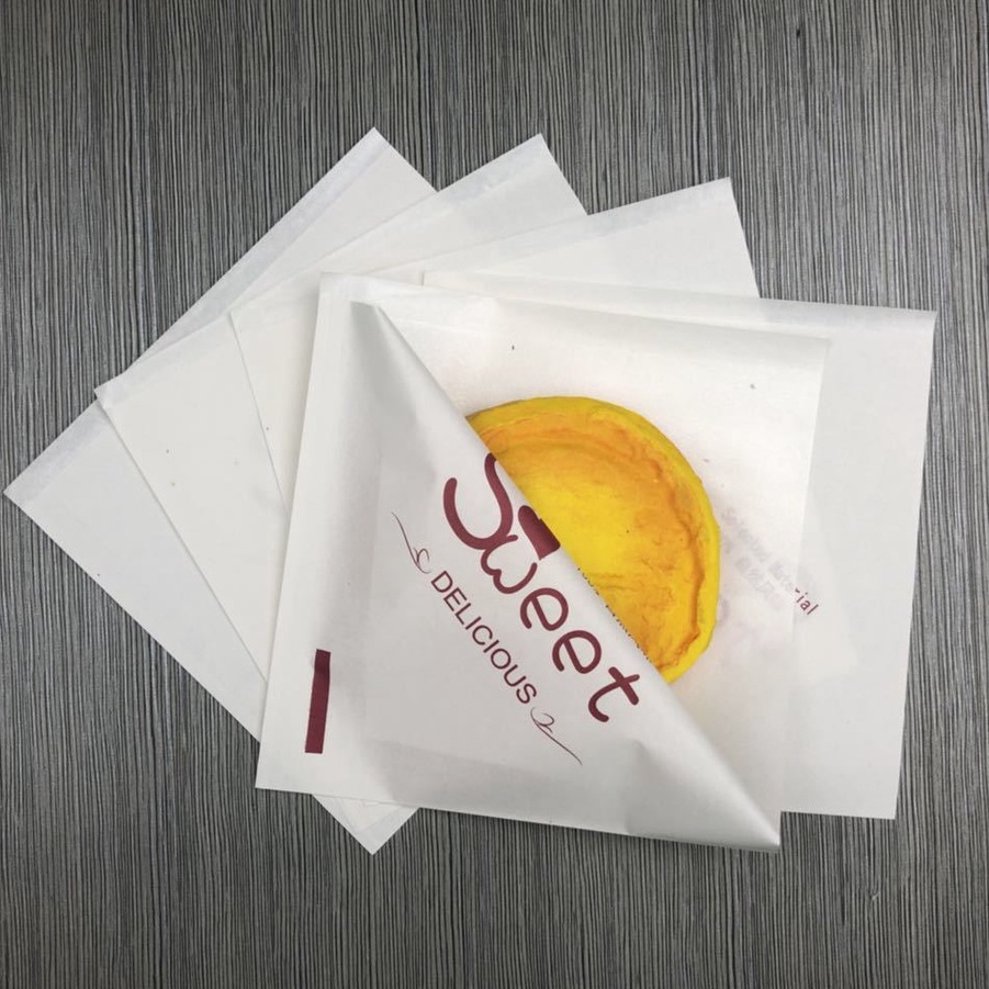 READY STOCK 100PCS Triangle and One Side Bag Sandwich Paper Bag Donut ...