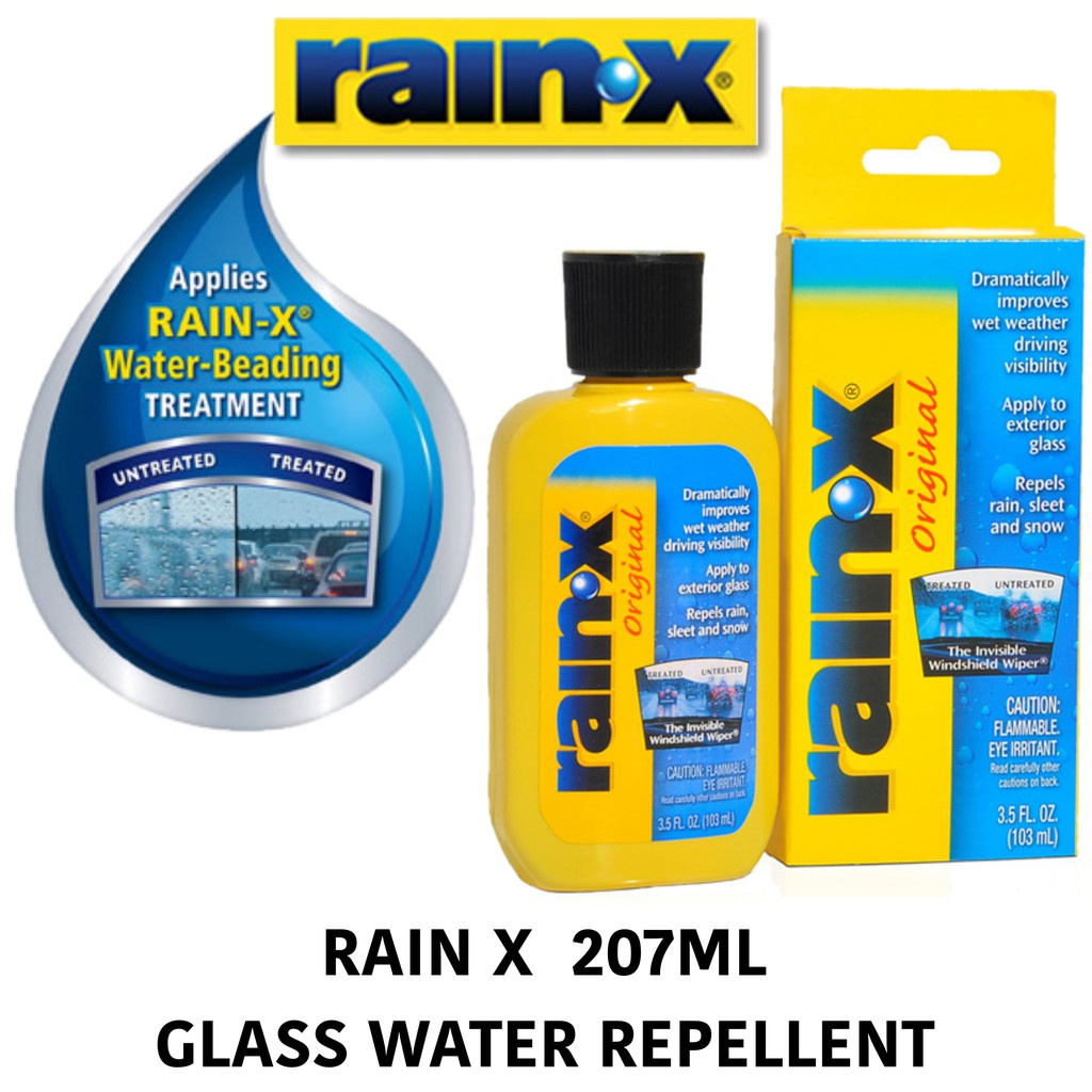 Rain-X / Rain X Original Glass Mirror Water Repellent Spray Car Care ...