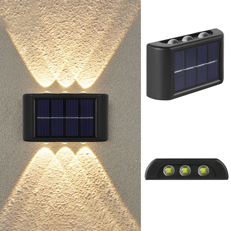 LED Solar Wall Light / Courtyard Garden Waterproof Lamp / Outdoor ...