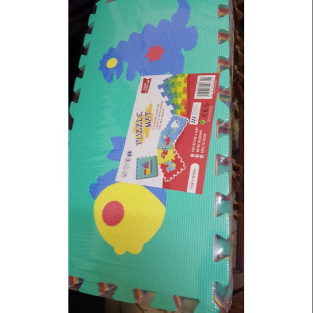 Classic puzzle mat for kids, lapik getah budak - 1 set 20 pcs (32cm x ...