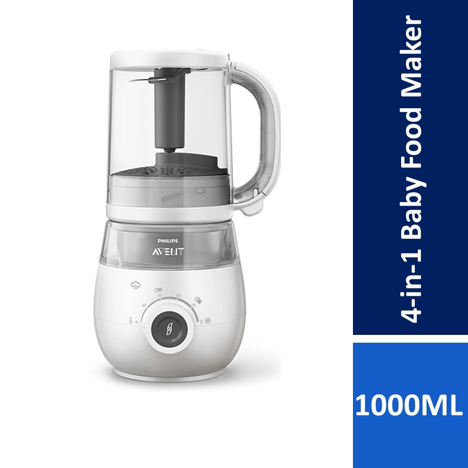 Philips Avent 4 in 1 Baby Food Maker (Steam, Blend, Defrost & Reheat ...