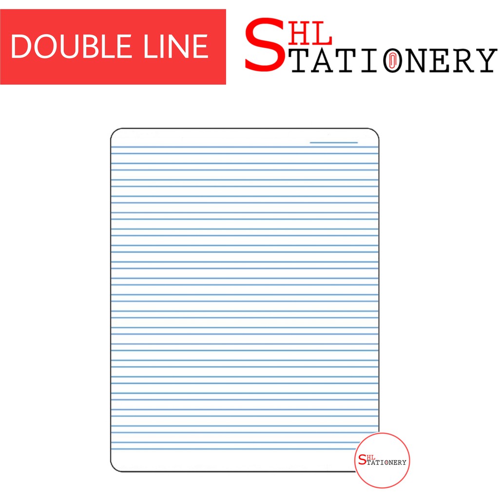 Exercise Book / Buku Latihan 80 pages (Single Line / Double Line ...