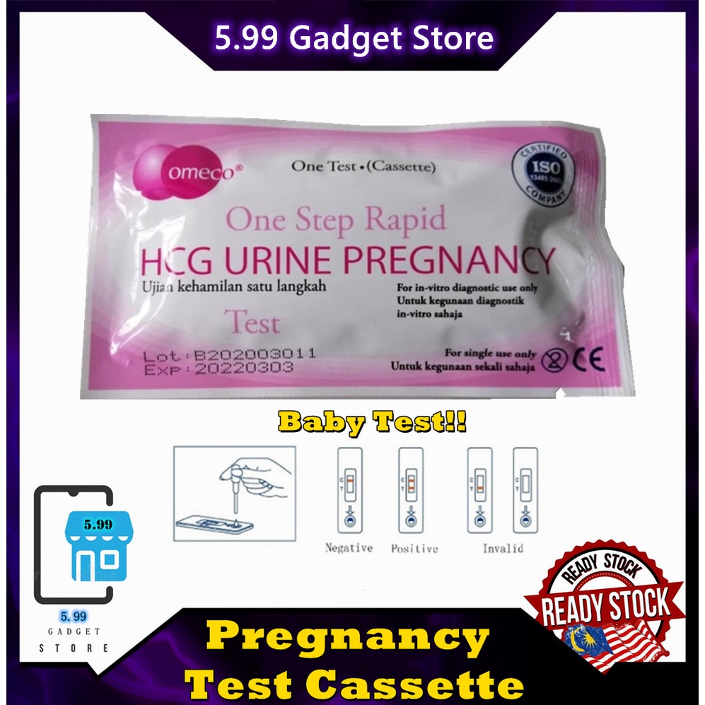 🔥Omeco HCG Urine Pregnancy Test Cassette Instant Accurate One Step Test ...