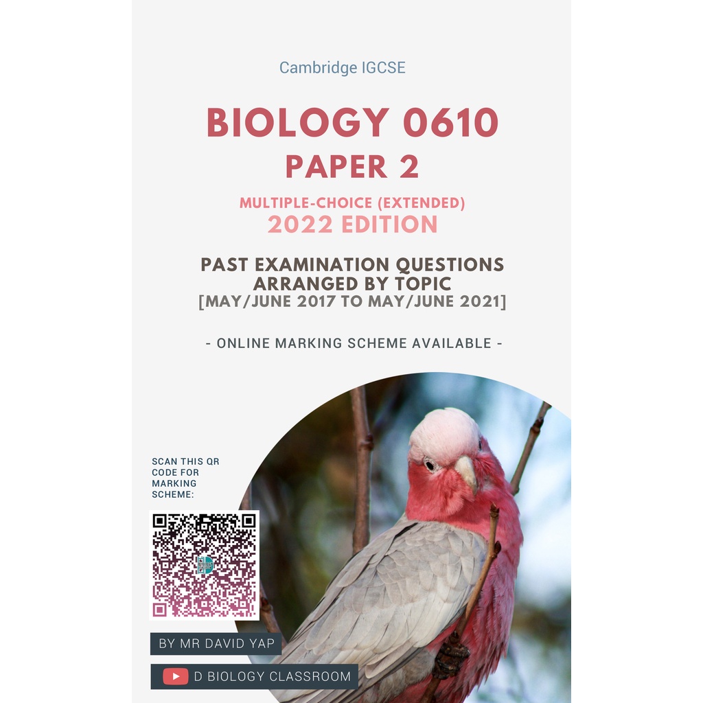 [Topical - Biology] Cambridge IGCSE Biology Past Year Papers | Shopee ...