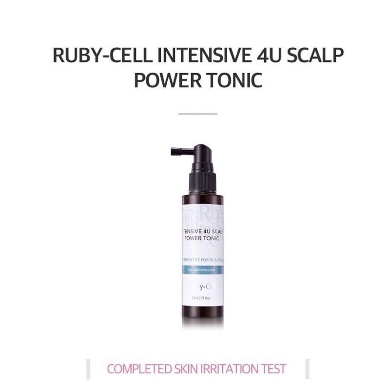 {Ready Stock } Ruby-Cell Intensive 4U Scalp Power Tonic {expiry date Jun 2023} rubycell | Shopee ...