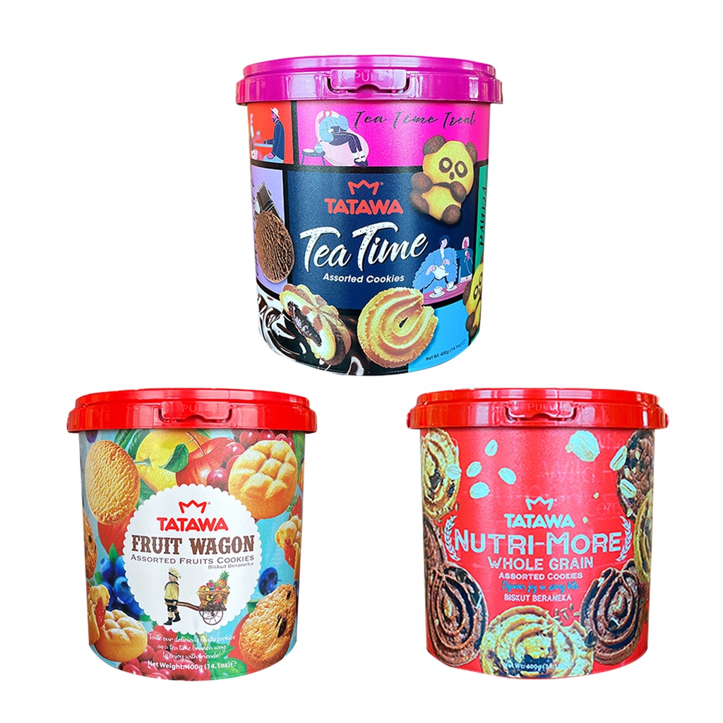 Tea Time 什锦曲奇饼干/ Fruit Wagon 综合水果味曲奇饼干/ Nutri-More Whole Grain 全麦什锦饼干 ...