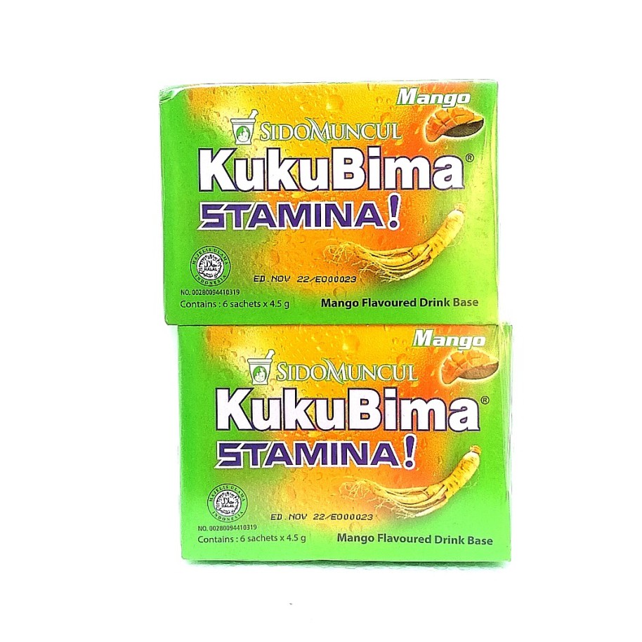 KUKUBIMA Energy / Stamina Instant Drink Mango (10boxes x 6 sachets x 4 ...