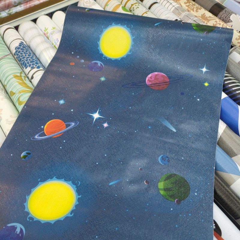 Pvc Cartoons Wallpaper DIY sticker gread B 45cm x 10meter Self adhesive ...