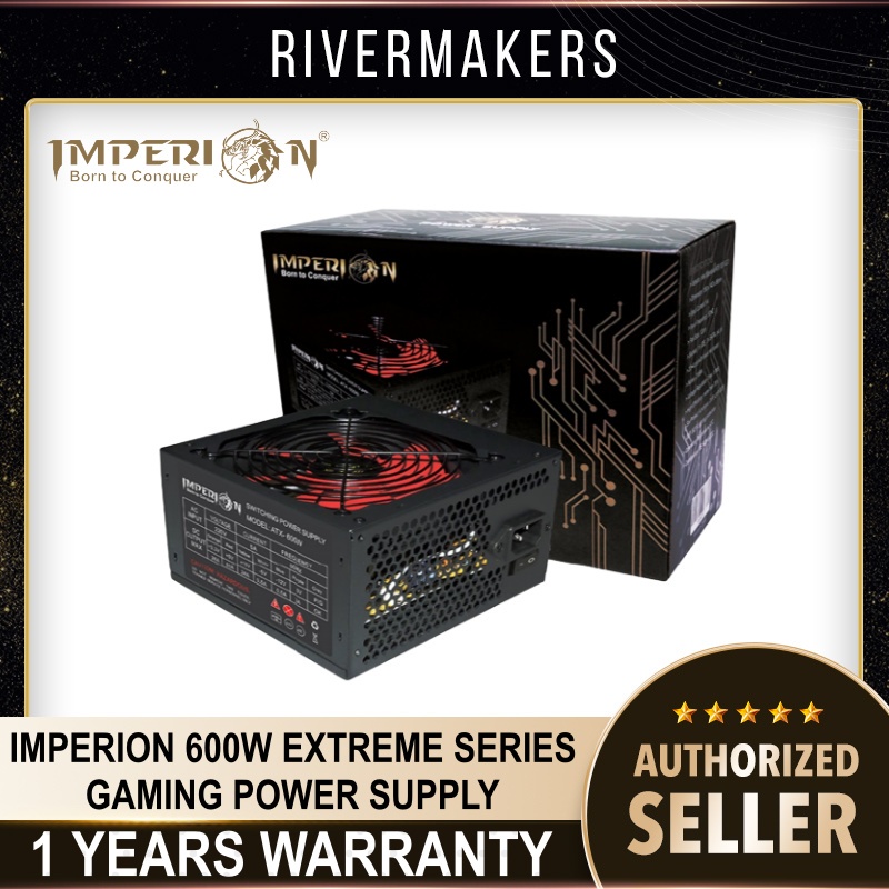 IMPERION 600W Extreme Series Black Edition Gaming PSU | Shopee Malaysia