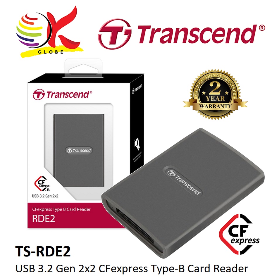 TRANSCEND TS-RDE2 RDE2 CFEXPRESS TYPE B CARD READERS WITH USB 3.2 GEN ...