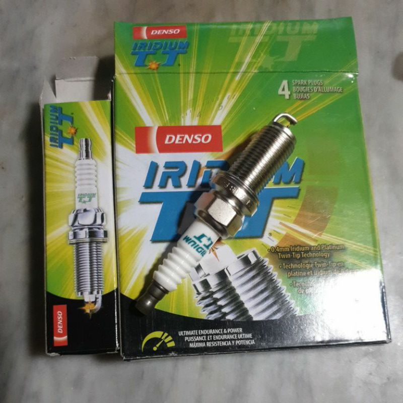 Double Iridium Spark Plug IKH20TT serena C24 Xtrail T30 fortuner innova ...