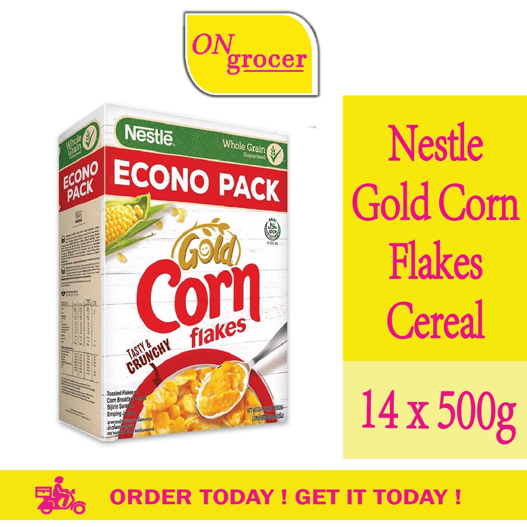 Nestle Gold Corn Flakes Cereal 14 x 500g | Shopee Malaysia