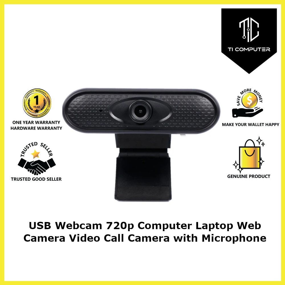 USB Webcam 720p Computer Laptop Web Camera Video Call Camera with ...