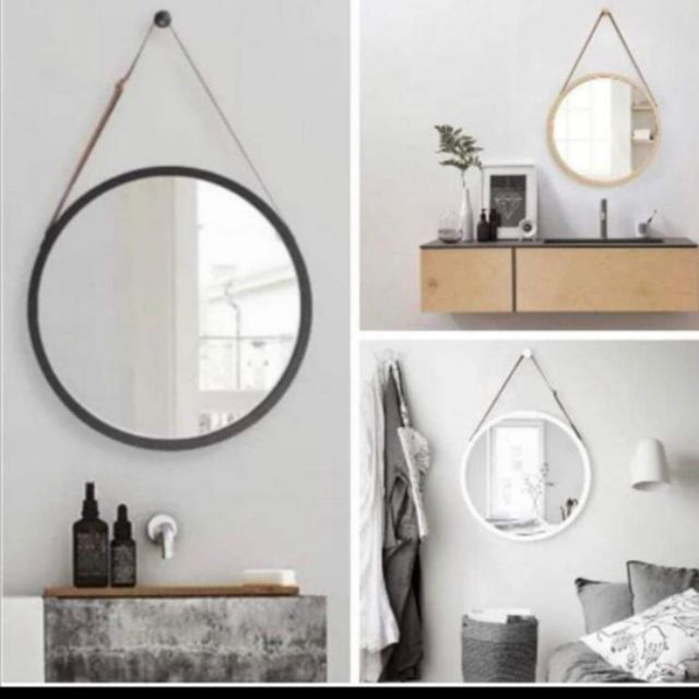 CERMIN DECO BULAT BESAR LUXUry | Shopee Malaysia