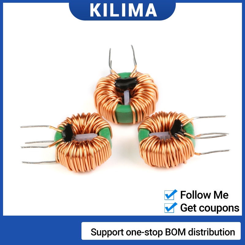 5Pcs 10MH 4A Annular Common Mode Filter Inductor 0.6 Wire Choke Ring ...