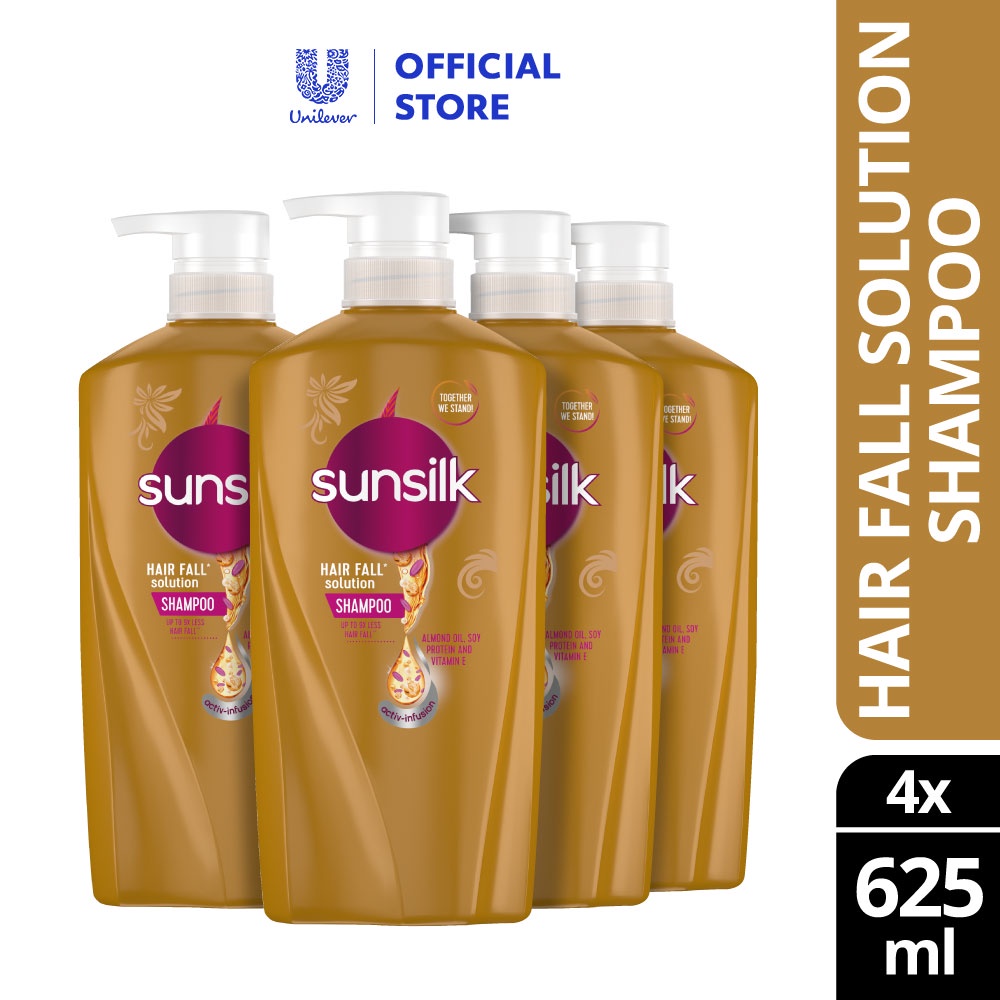 [Bundle of 4] Sunsilk Hair Fall Solution Shampoo 625ml | Shopee Malaysia