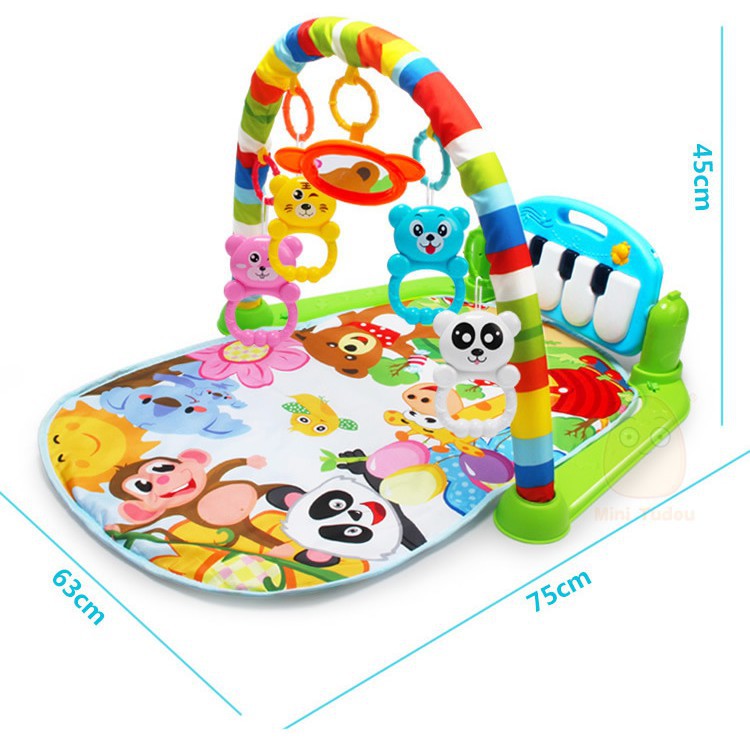 ITEM G: Music Wonderland Baby Gym Piano Toy Bed Toddler Exercise Play ...
