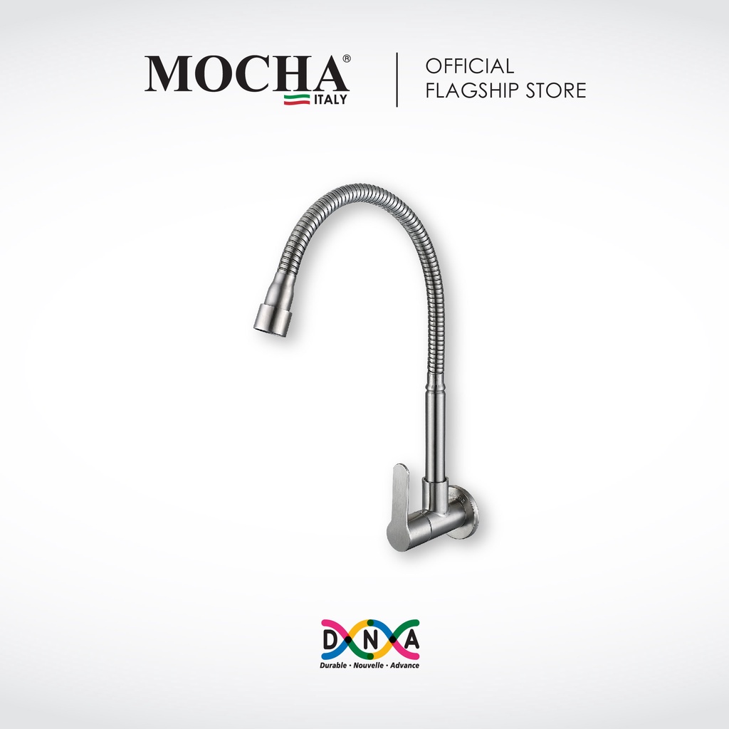 Mocha Stainless Steel Kitchen Faucet With Flexible Spout M5510SS ...