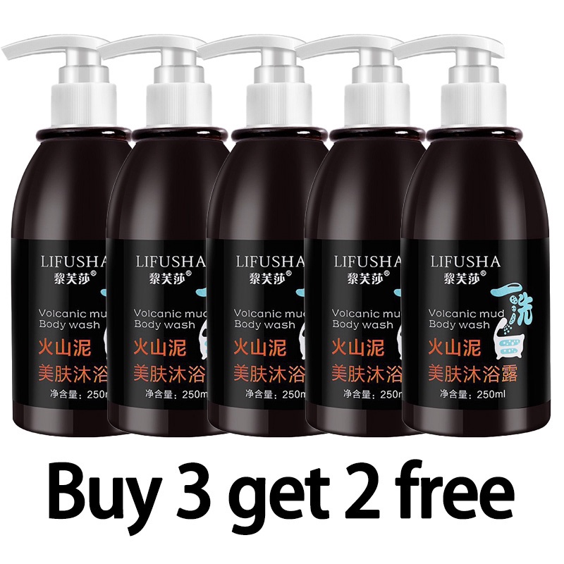 Lifusha volcanic mud body wash sabun mandi lumpur gunung berapi ...