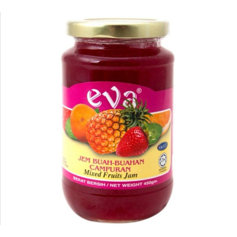 Eva Mix Fruit Jam 450g | Shopee Malaysia