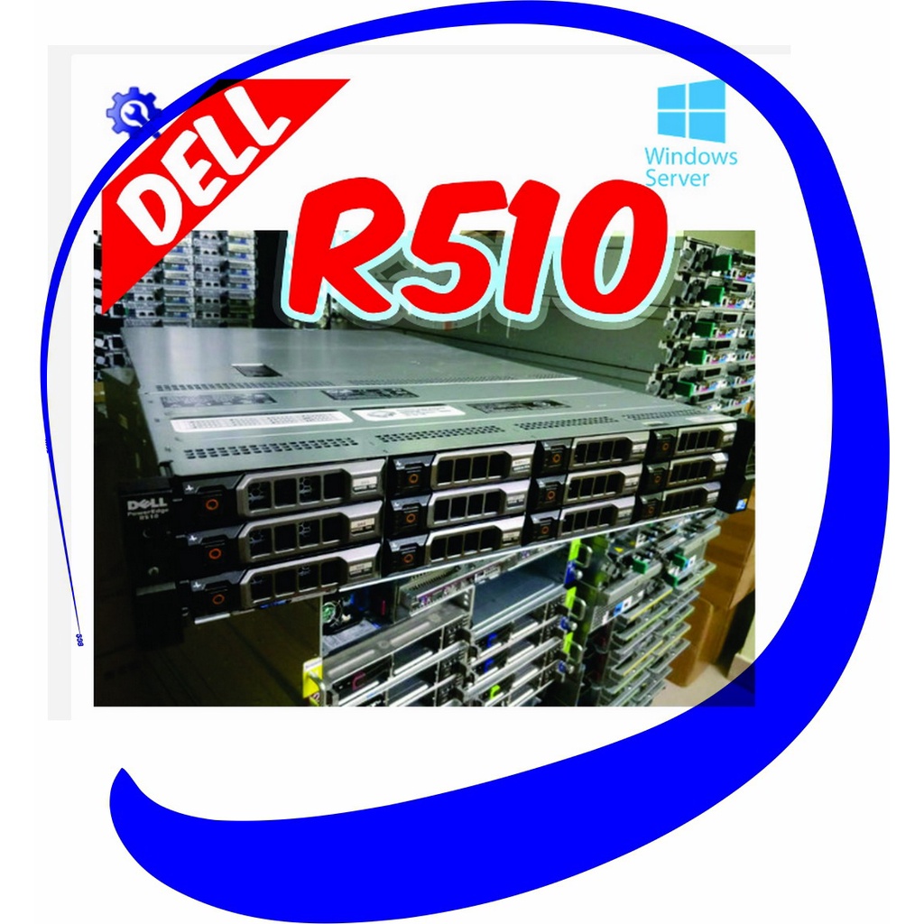 Dell Poweredge R510 2U Server 12-bay 12-core System | Shopee Malaysia