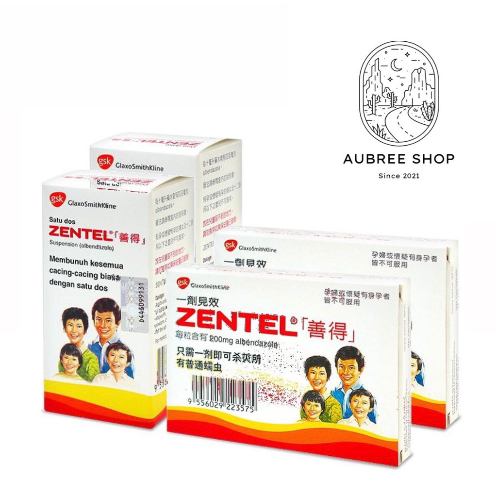 ZENTEL (TABLET 2'S / SUSPENSION 10ML) | Shopee Malaysia