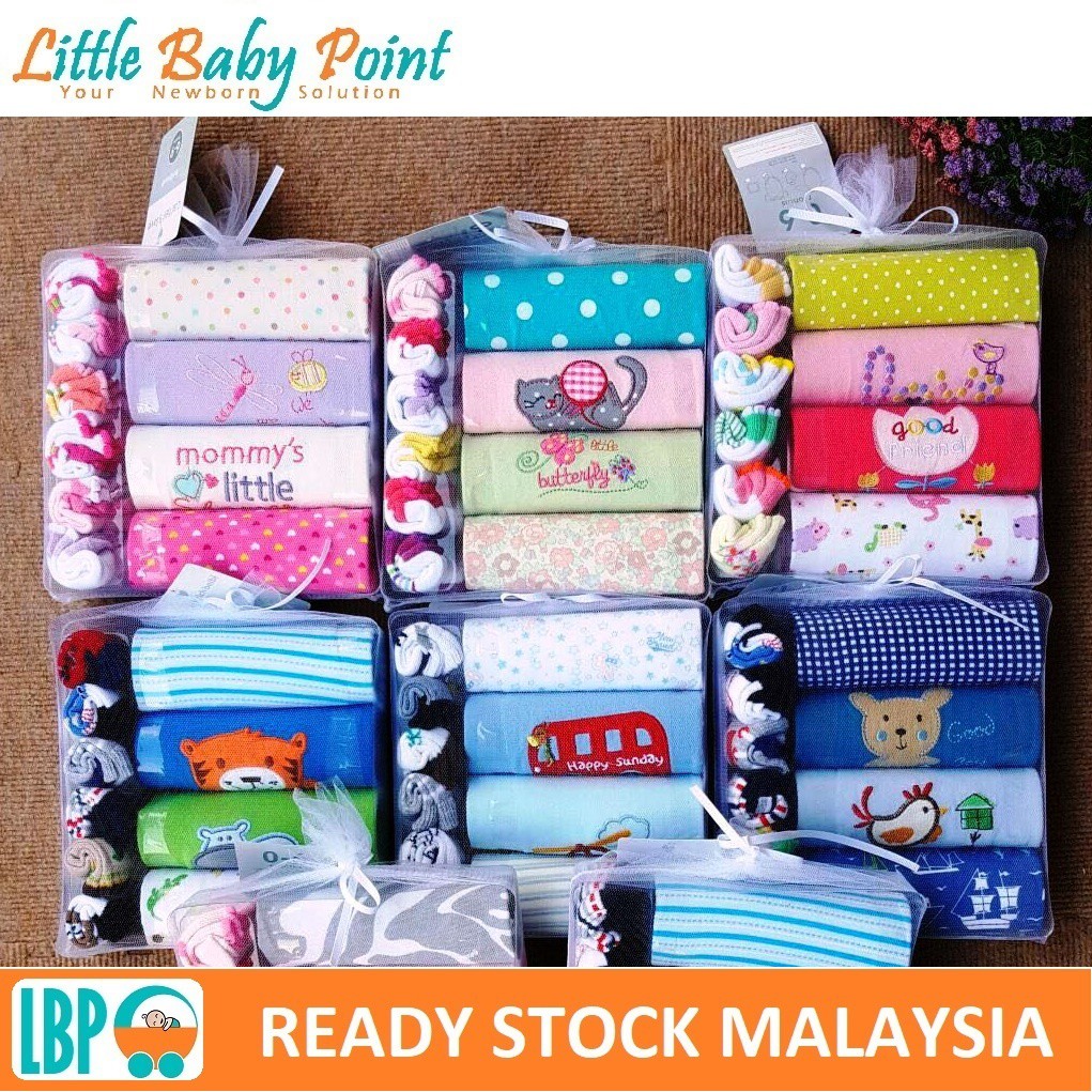 Baju Baby Romper Gift Set Boy Girl 10in1 (RANDOM) 0-6m or 6-9m (baju ...