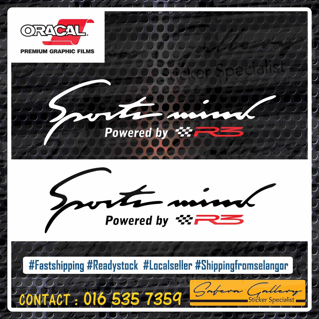 sport mind proton R3 / r3 sport mind sticker | Shopee Malaysia
