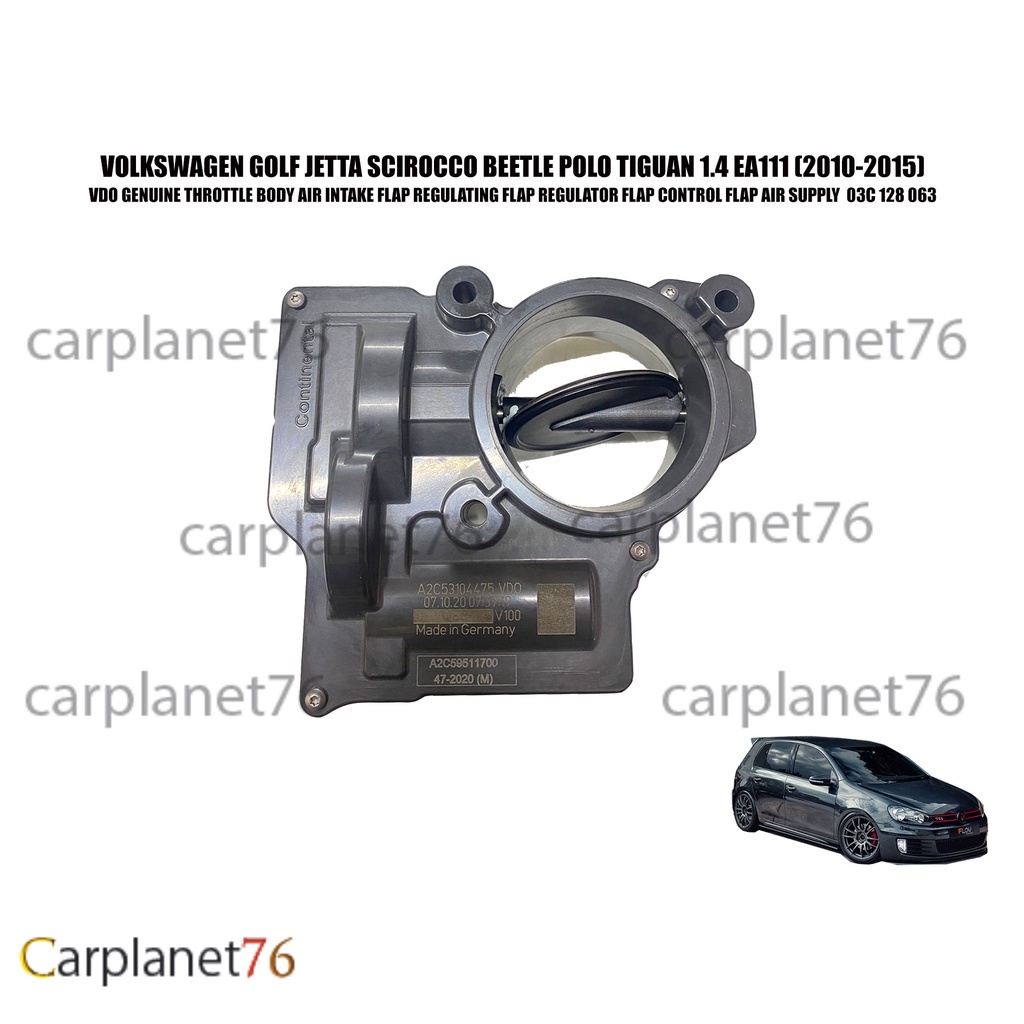 VOLKSWAGEN GOLF JETTA SCIROCCO BEETLE POLO TIGUAN 1.4 EA111 THROTTLE ...