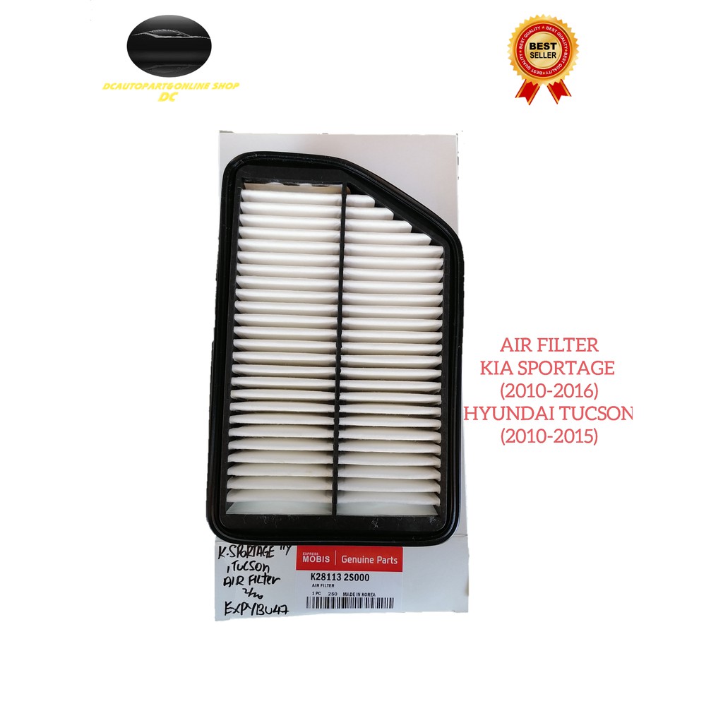 AIR FILTER HYUNDAI TUCSON 2010-2015 KIA SPORTAGE 2010-2016 (28113-2S000 ...