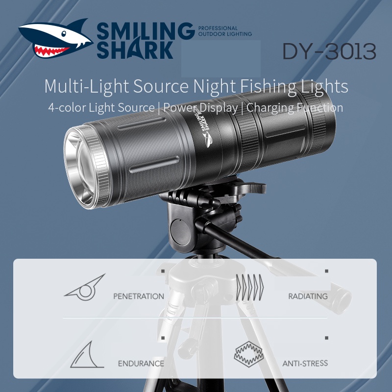 SmilingShark Outdoor Fishing Flashlight 18650 | Shopee Malaysia