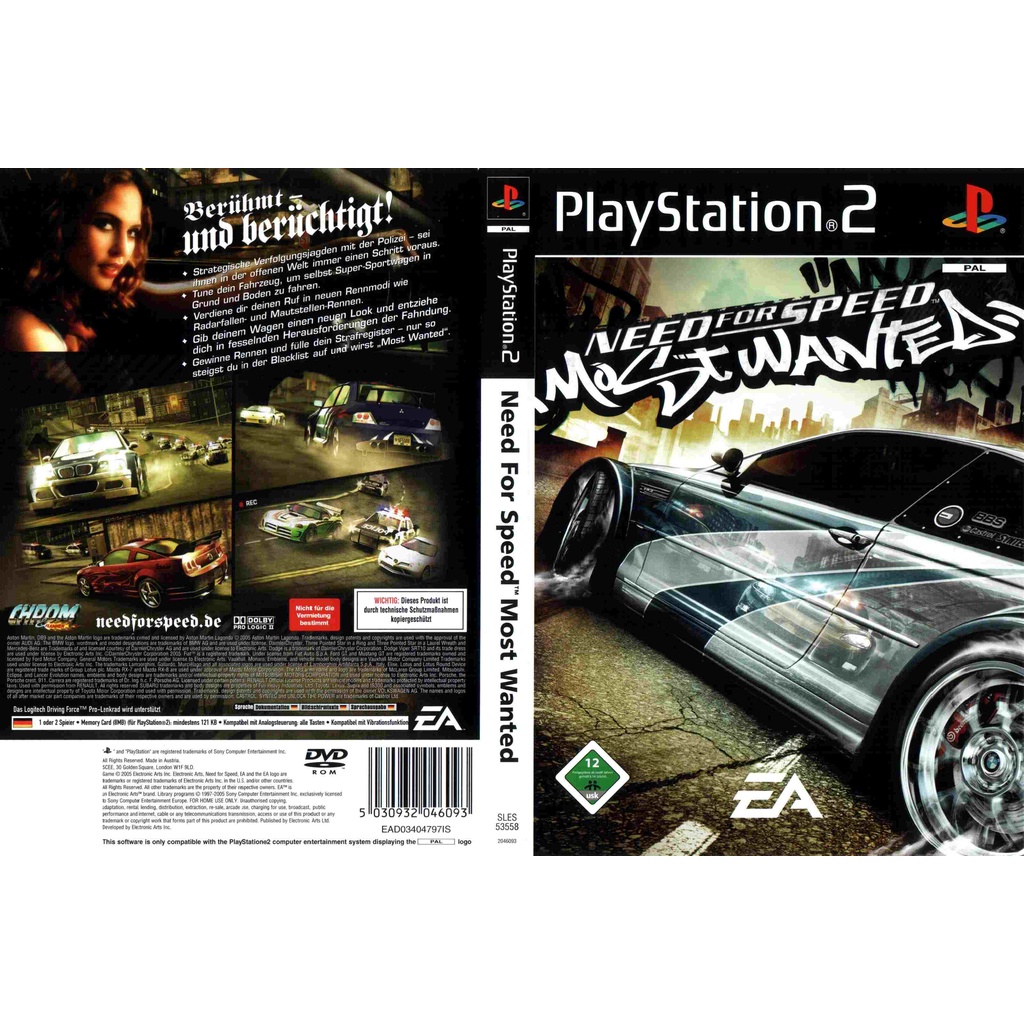 Nfs PS2 Game Cassette Need for Speed Most Wanted | Shopee Malaysia