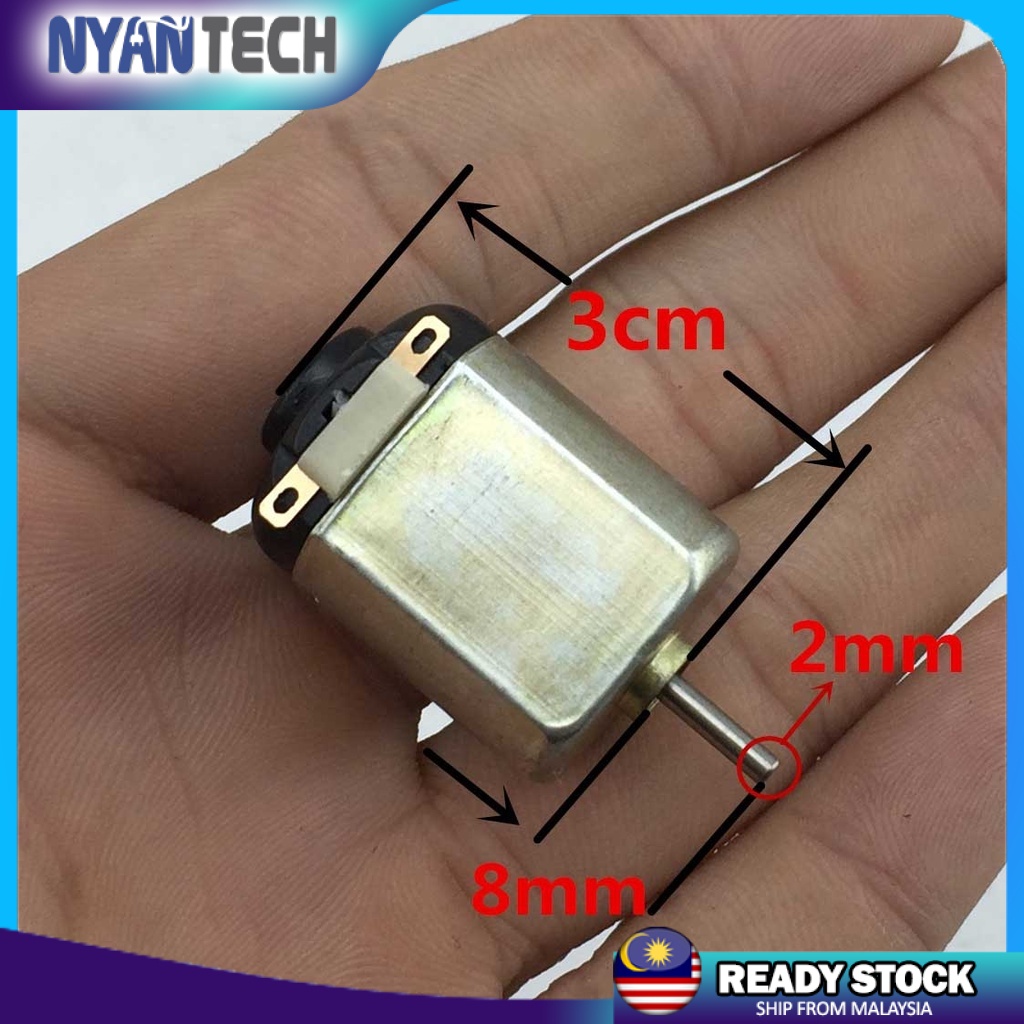 GRADE A Quality 3V 1.8W 20000RPM High Speed Mini Micro DC Motor for DIY ...