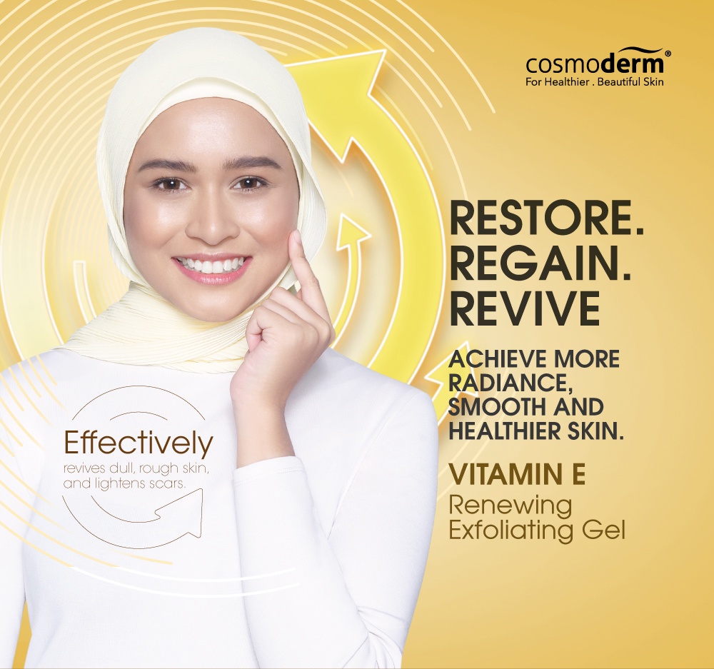 Cosmoderm Vitamin E Renewing Exfoliating Gel 30ml | Shopee Malaysia