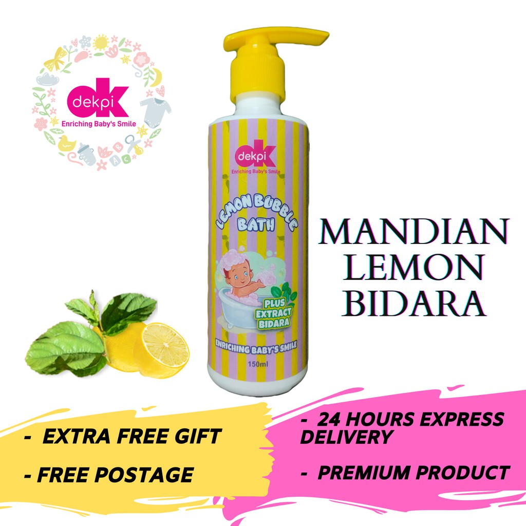 [Free Shipping]SABUN MANDIAN LEMON + BIDARA + SIDR LEAVES / BABY BUBBLE ...