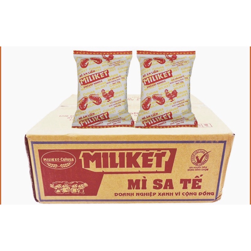 SA Brand MILIKET NOODLES 2 SHRIMP SATE (box of 30 packs x 65g) | Shopee ...