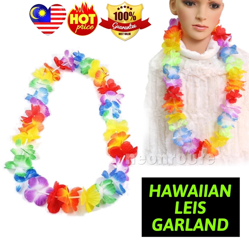 Hawaiian Leis Garland. Hula Lei Flower Necklace. | Shopee Malaysia