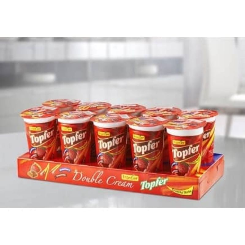frontier topfer creamy chocolate+strawberry stick 40g | Shopee Malaysia