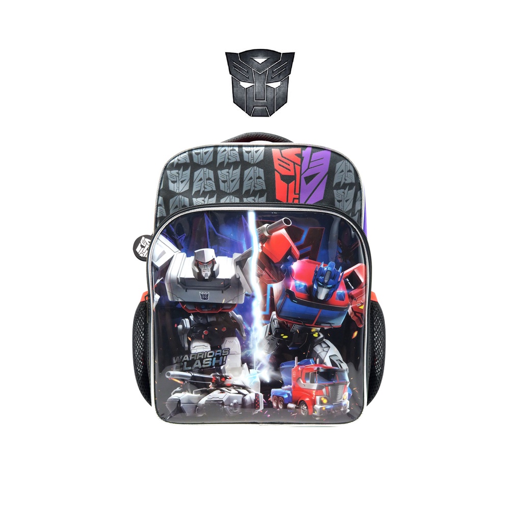 🌟 Transformers Optimus Prime vs Megatron 14" Backpack Pre School ...