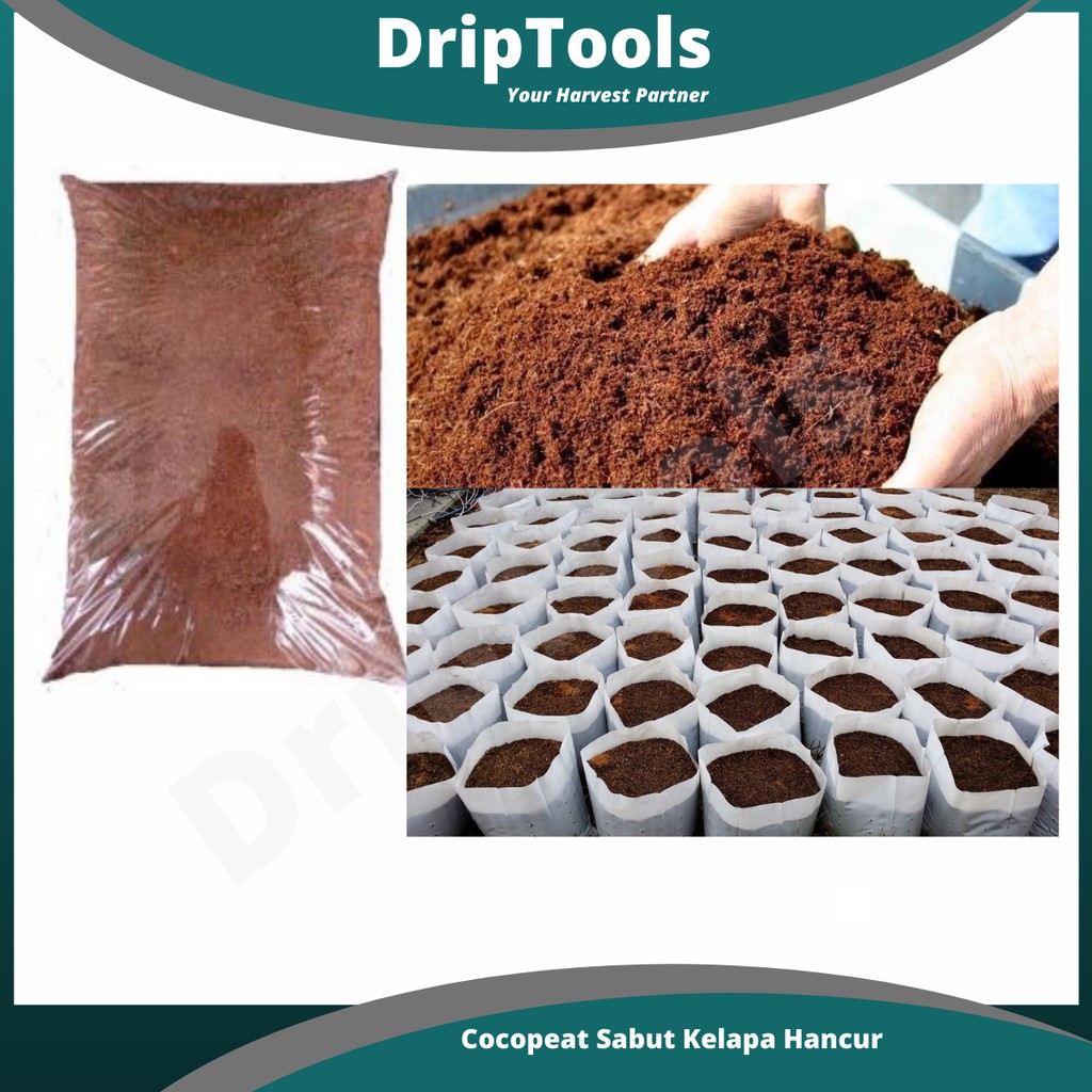 Cocopeat Sabut Kelapa Hancur per Pack. Price Direct Factory Sabut ...