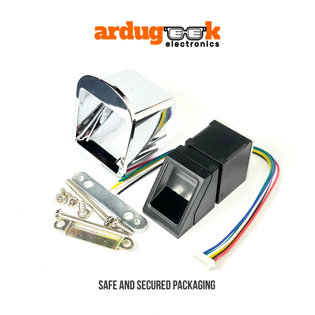 R307 Fingerprint 1:1 Sensor Arduino Compatible FREE Module Bracket TTL ...