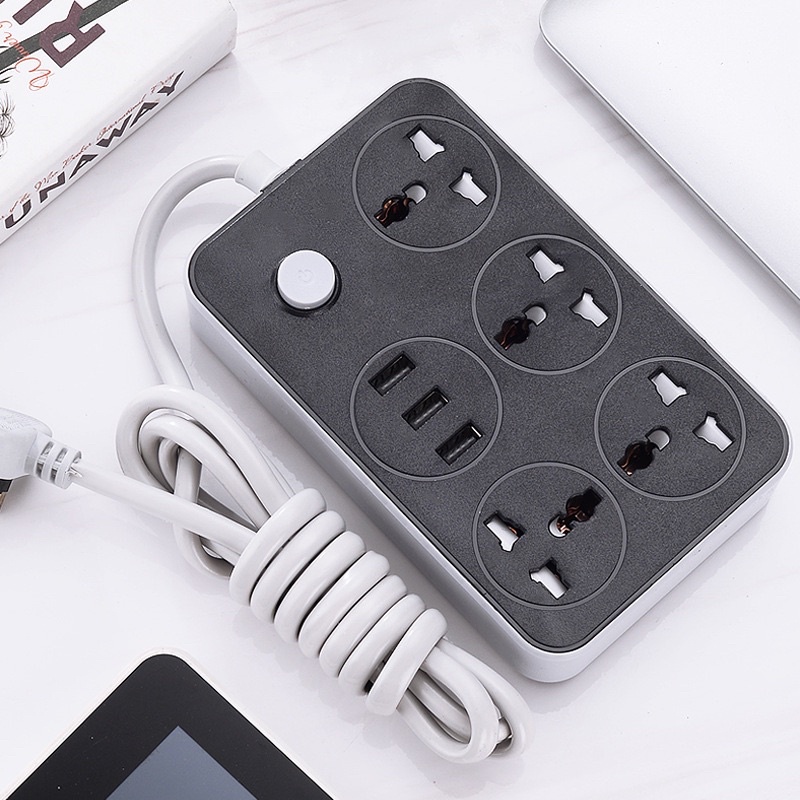 🔥ready stock🔥 Malaysia Multi-purpose Socket with Switch Multi-jack USB ...