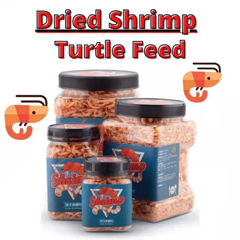 Premium Turtle Shrimp Food Dried Krill Feed Aquatic Fish Amphibiam ...