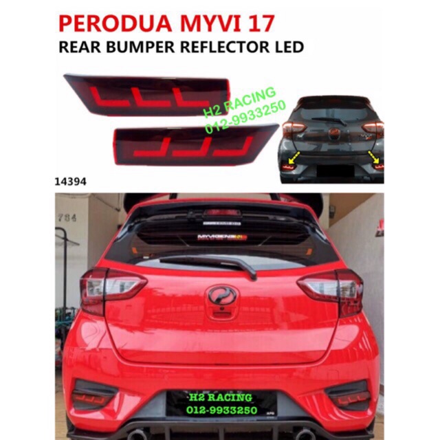 MYVI 2019 REAR LED /MYVI 2018 REAR BUMPER LAMP / MYVI 2018 REAR LIGHT ...