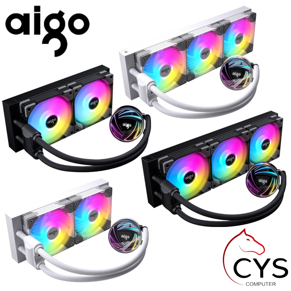 AIGO DARKFLASH AT 240/360 ARGB CPU ALL IN ONE LIQUID COOLER | Shopee Malaysia
